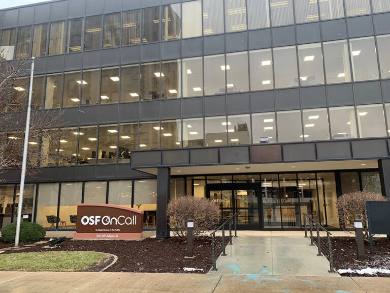 The Catholic Post OSF OnCall Center blessed in downtown Peoria to house digital health programs