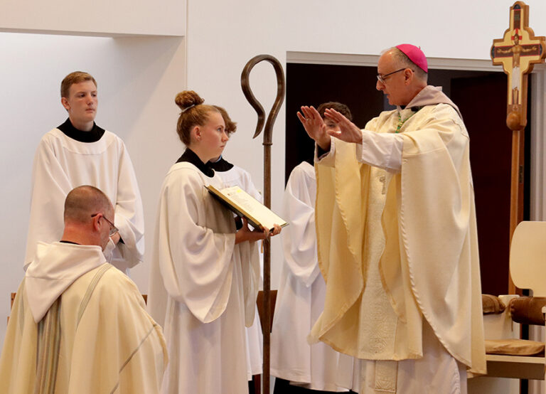 The Catholic Post Abbot Michael Calhoun, OSB, consecrated as the ninth Abbot of St. Bede Abbey, Peru
