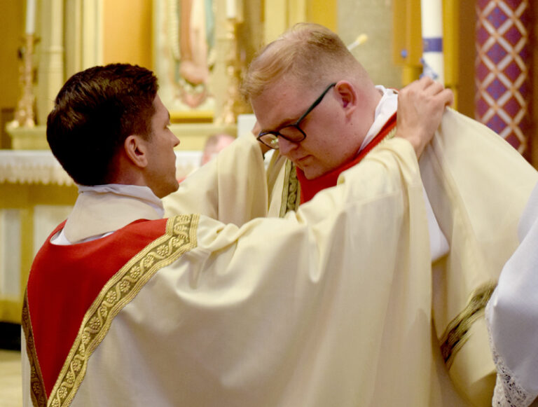 The Catholic Post Solemnity, smiles as three ordained transitional ...