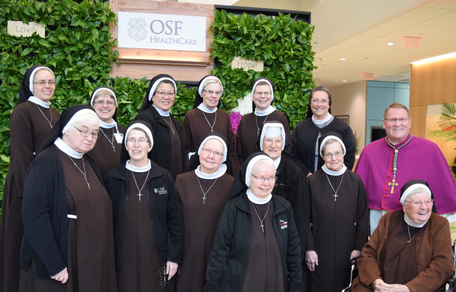 The Catholic Post Bishop Tylka blesses new OSF HealthCare Cancer ...