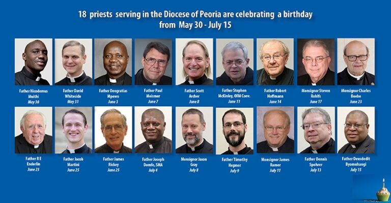 The Catholic Post Priest birthdays (revised): May 30 to July 15