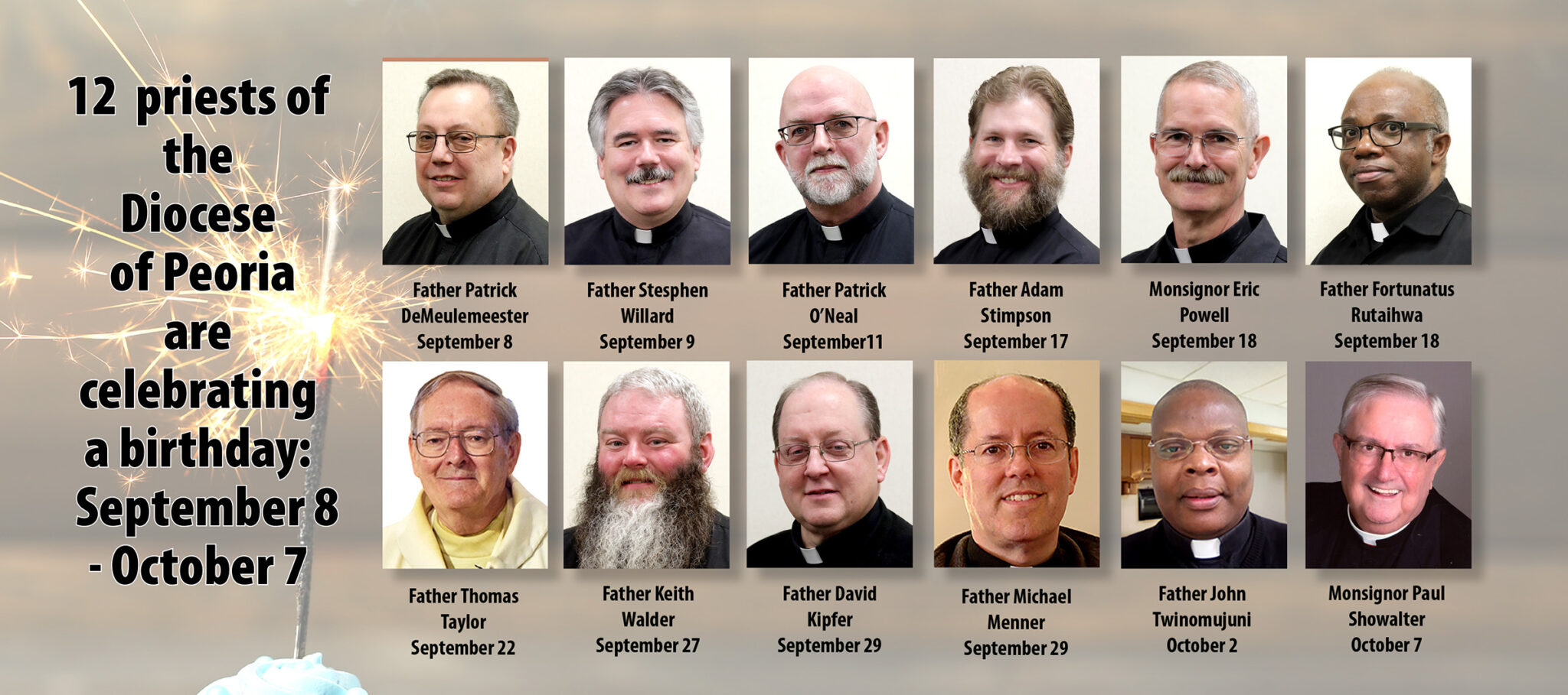 The Catholic Post A dozen priests serving the Diocese of Peoria celebrate birthdays: Sept. 8 ...